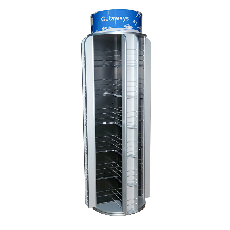 Spinning Brochure Rack - 72 Pockets | Great Display Company