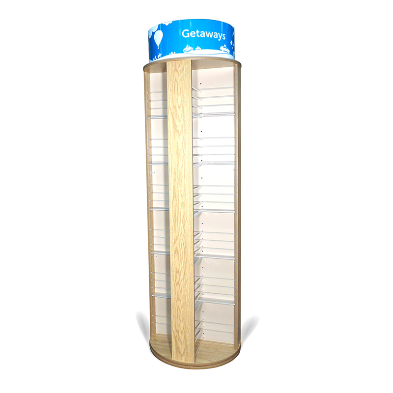 Rotating Literature Display Stand - 48 Pockets | Great Display Company