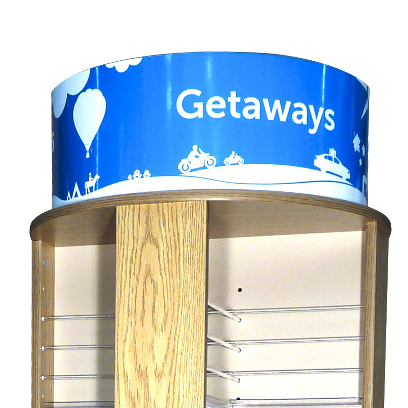 Replacement Header for Literature Displays | Great Display Company