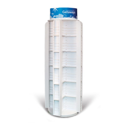 Spinning Brochure Rack - 72 Pockets | Great Display Company